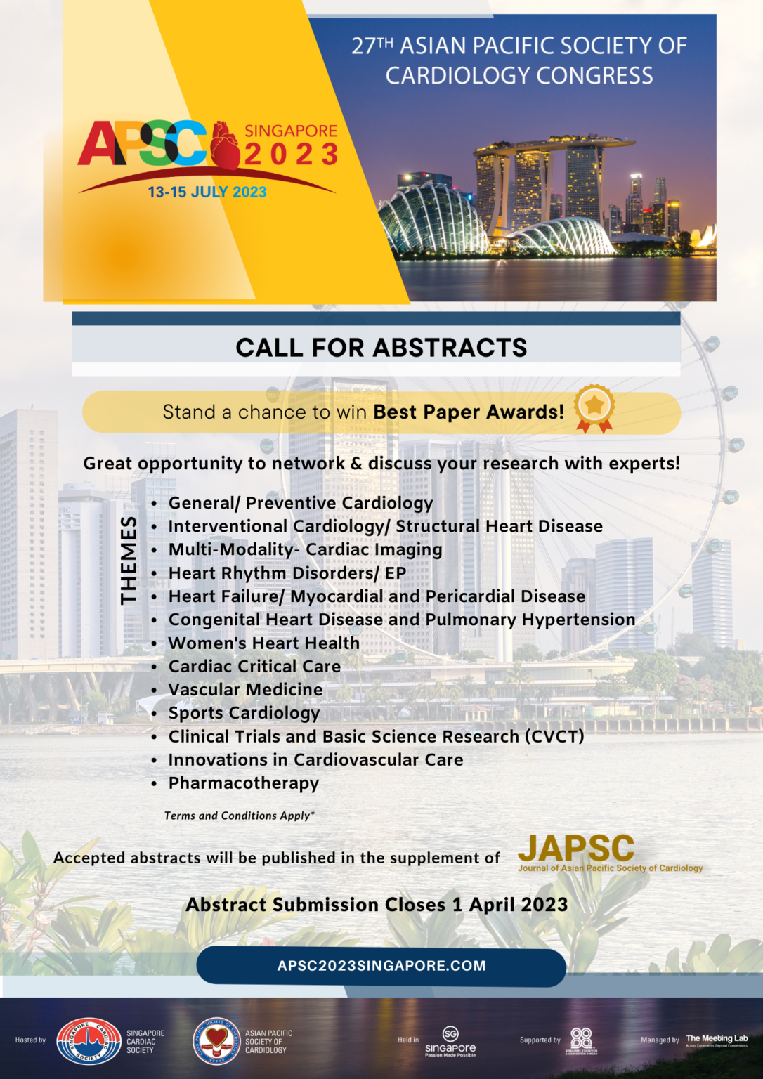 APSC 2023 CALL FOR ABSTRACTS : SUBMISSION BY 1ST APRIL « The Asian ...
