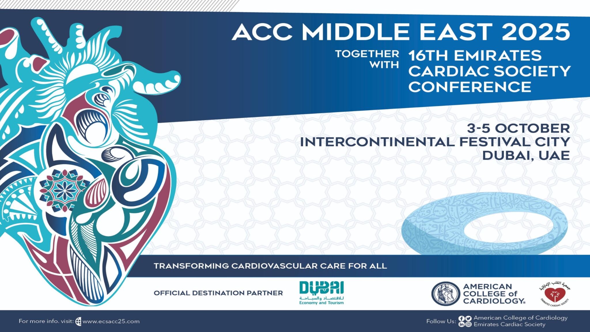 ACC Middle East 2025 Together With 16th Emirates Cardiac Society ...
